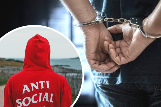 Police arrest 'violent' man with knife, close teen party and eject men ...