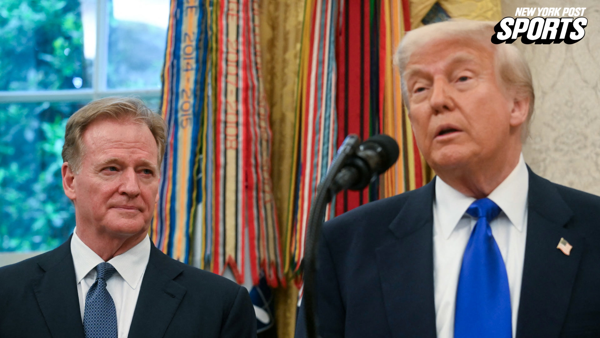 Donald Trump, Roger Goodell announce Washington as 2027 NFL Draft host