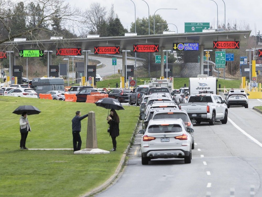 Cross-border travel from B.C. to Washington state plunges 50% over May ...