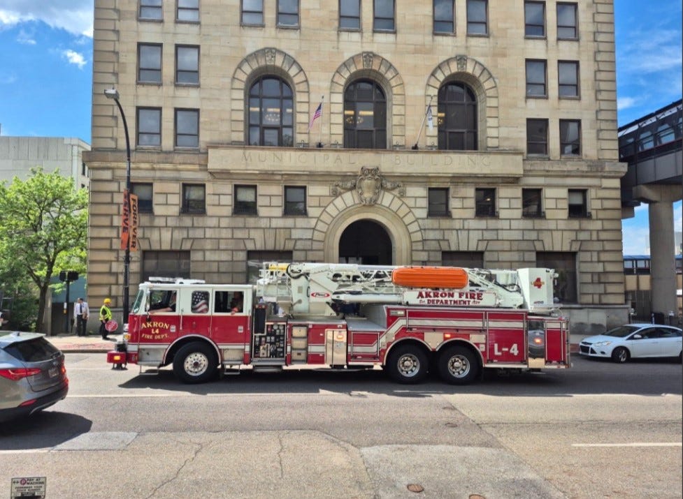 White Akron fire captain sues city after younger Black woman is ...