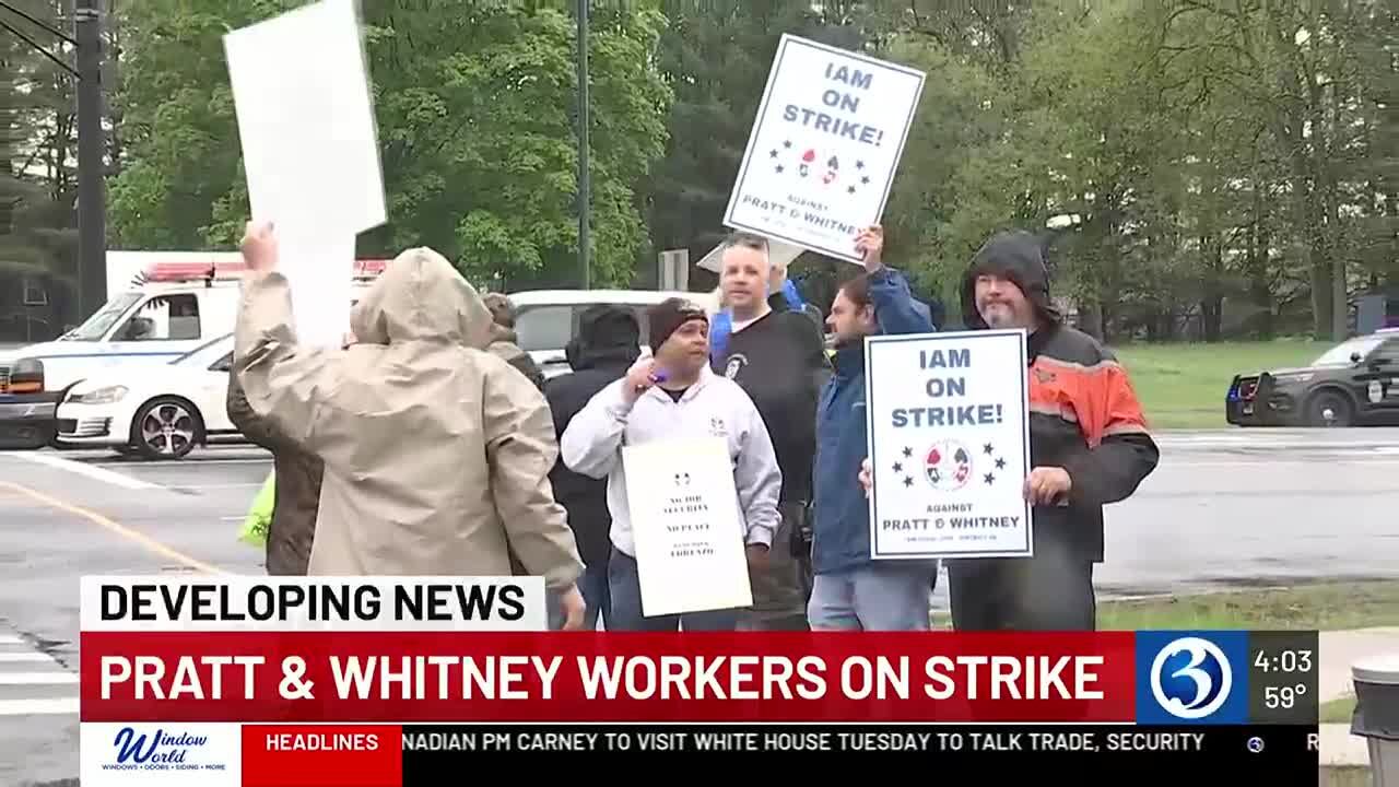 Pratt Whitney Striking Workers Brace For Long Fight