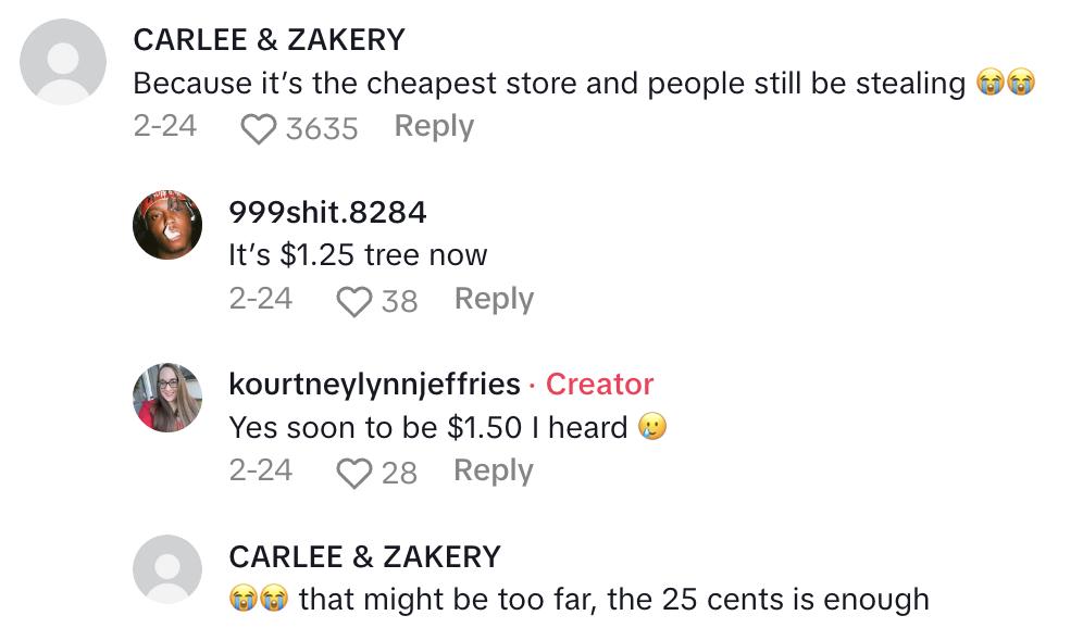 A Dollar Tree Shopper Noticed That The Store Now Has Security Cameras