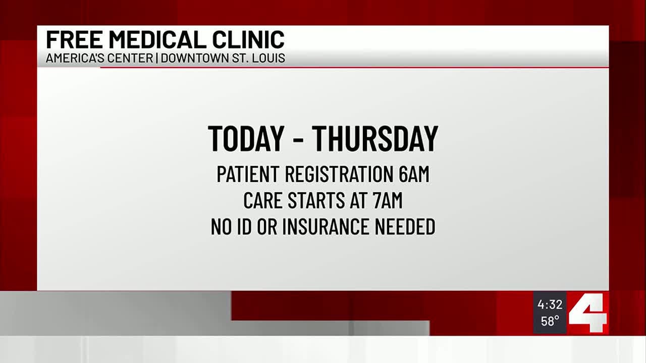 Free medical clinic at America’s Center