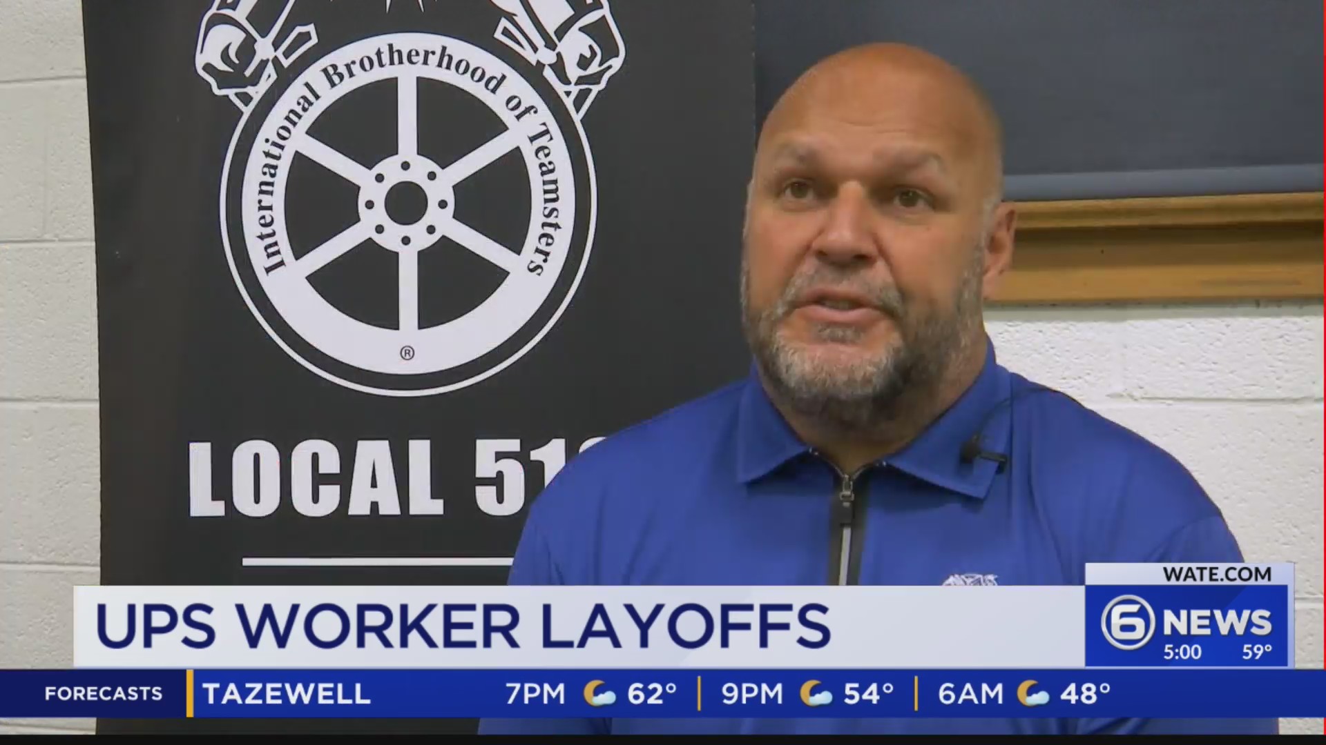 UPS union react to possible layoffs from company