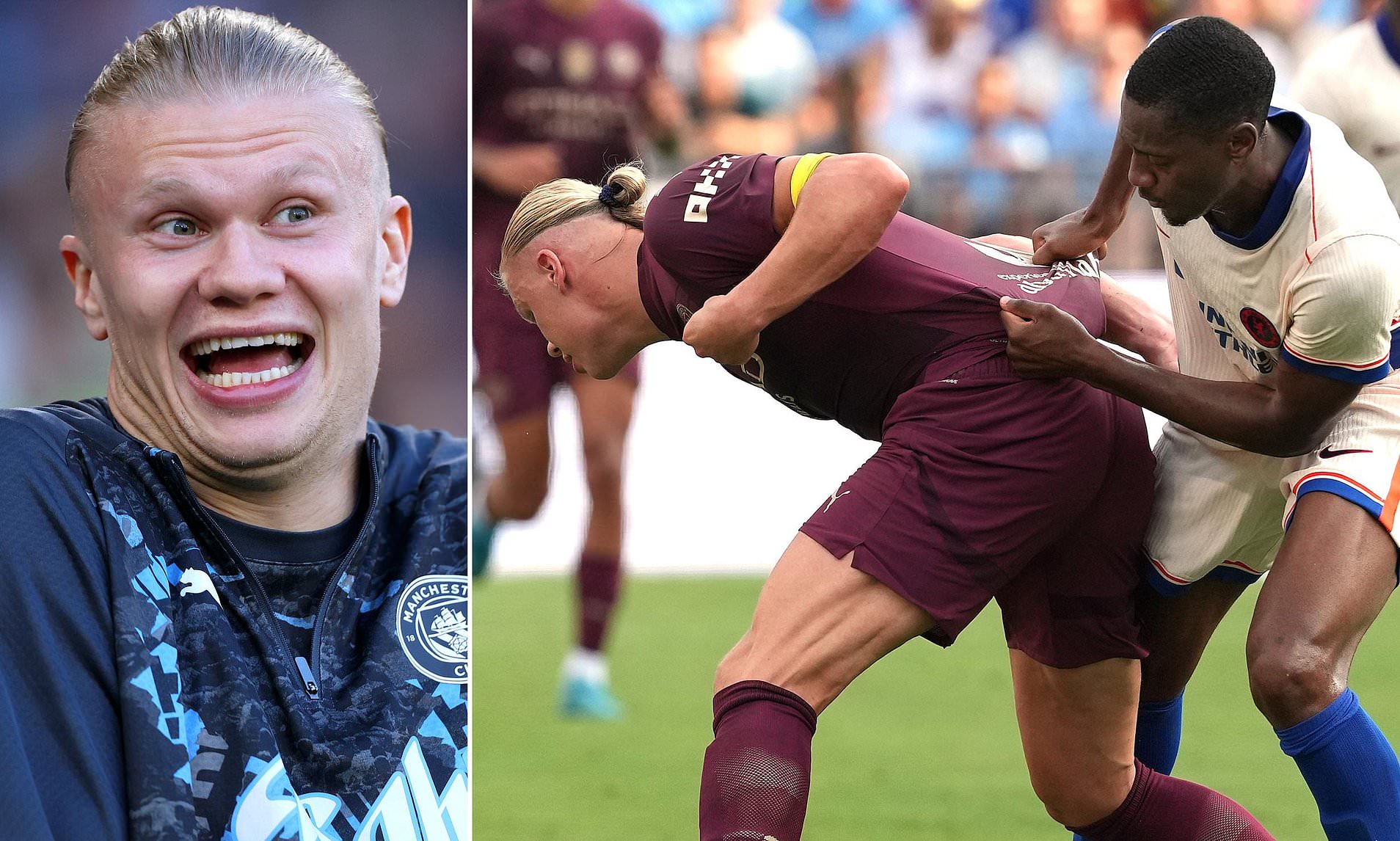 Chelsea defender reveals he spent £5,000 on an Erling Haaland football card - despite coming up ...