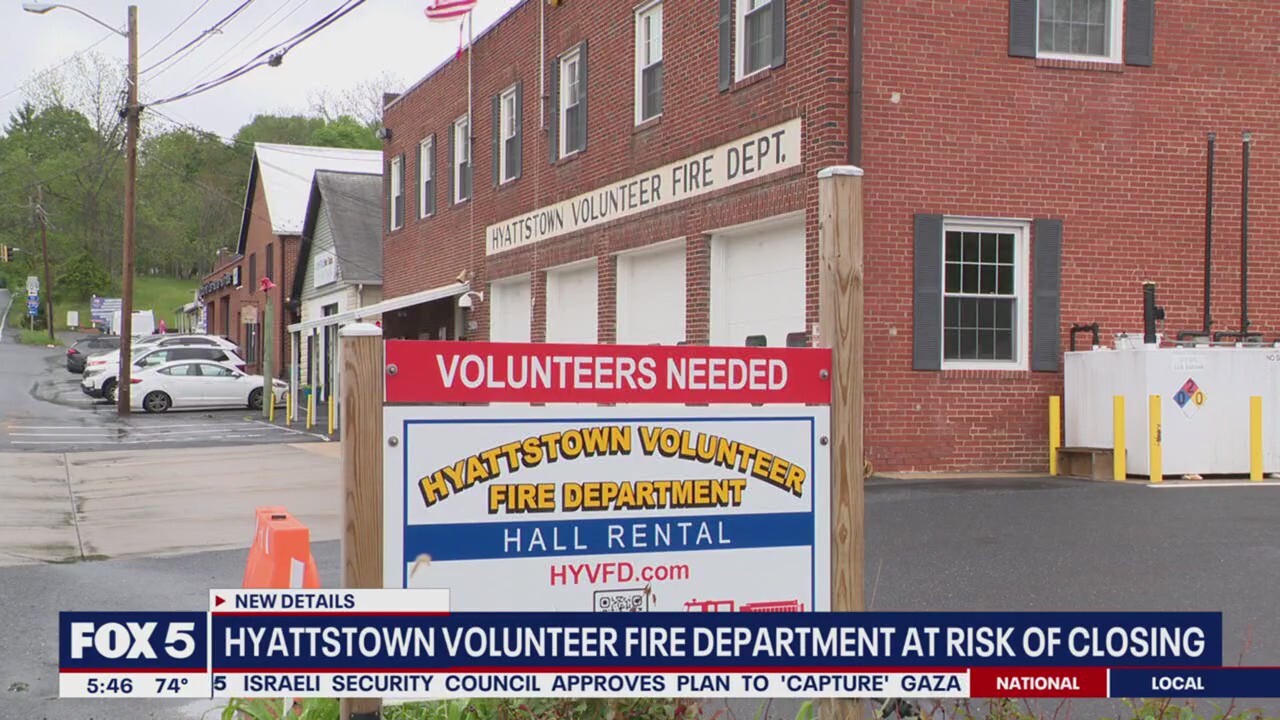 Hyattstown Volunteer Fire Department at risk of closing