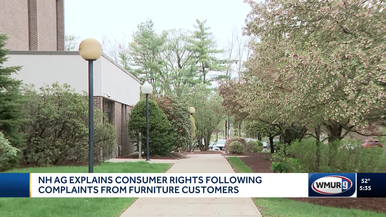 NH AG explains consumer rights after complaints from furniture customers