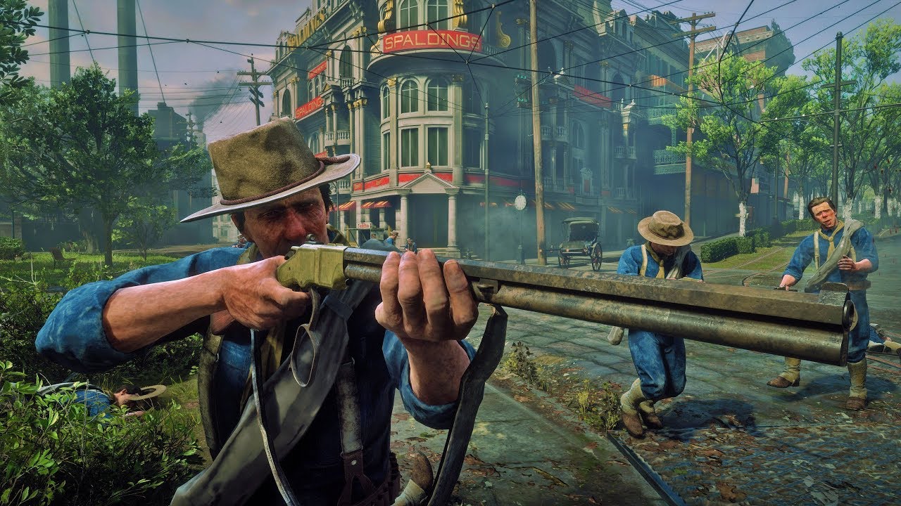 Saint Denis Civil War Battle & Swamp Brawl! Red Dead Redemption 2 [RDR2 ...