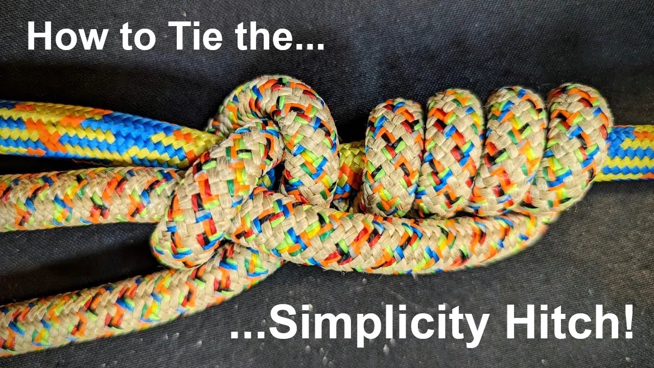 Simplicity Hitch for Arborists and Tree Climbers