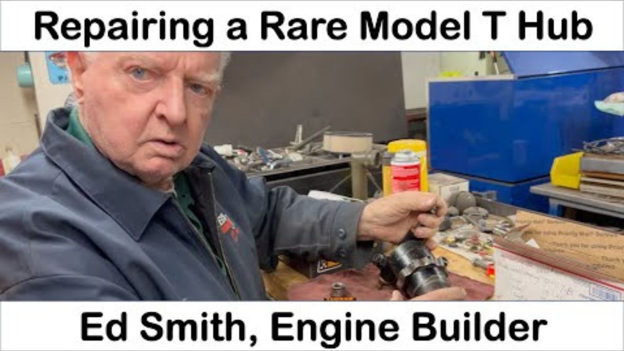 Rare Restoration: Repairing a 1927 Ford T Knock-Off Wheel Hub With Ed ...