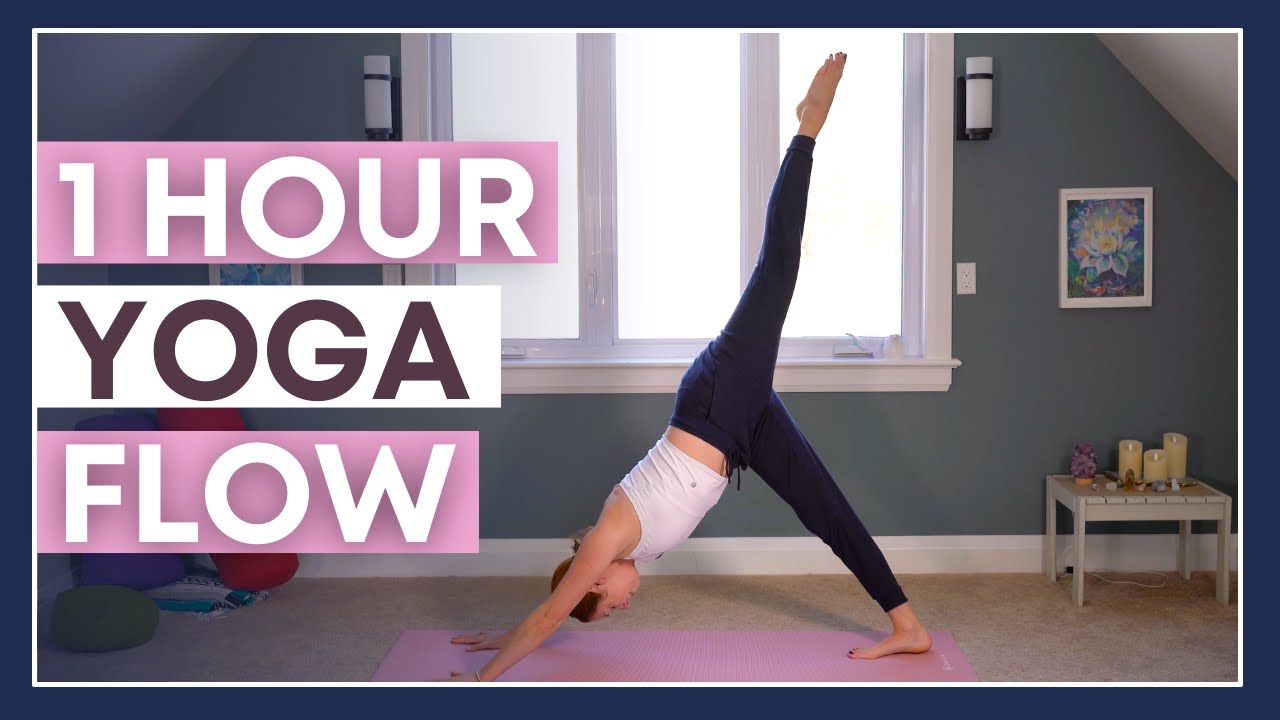 1 Hour Intermediate Vinyasa Yoga 🔥 | Flexibility, Balance & Strength ...