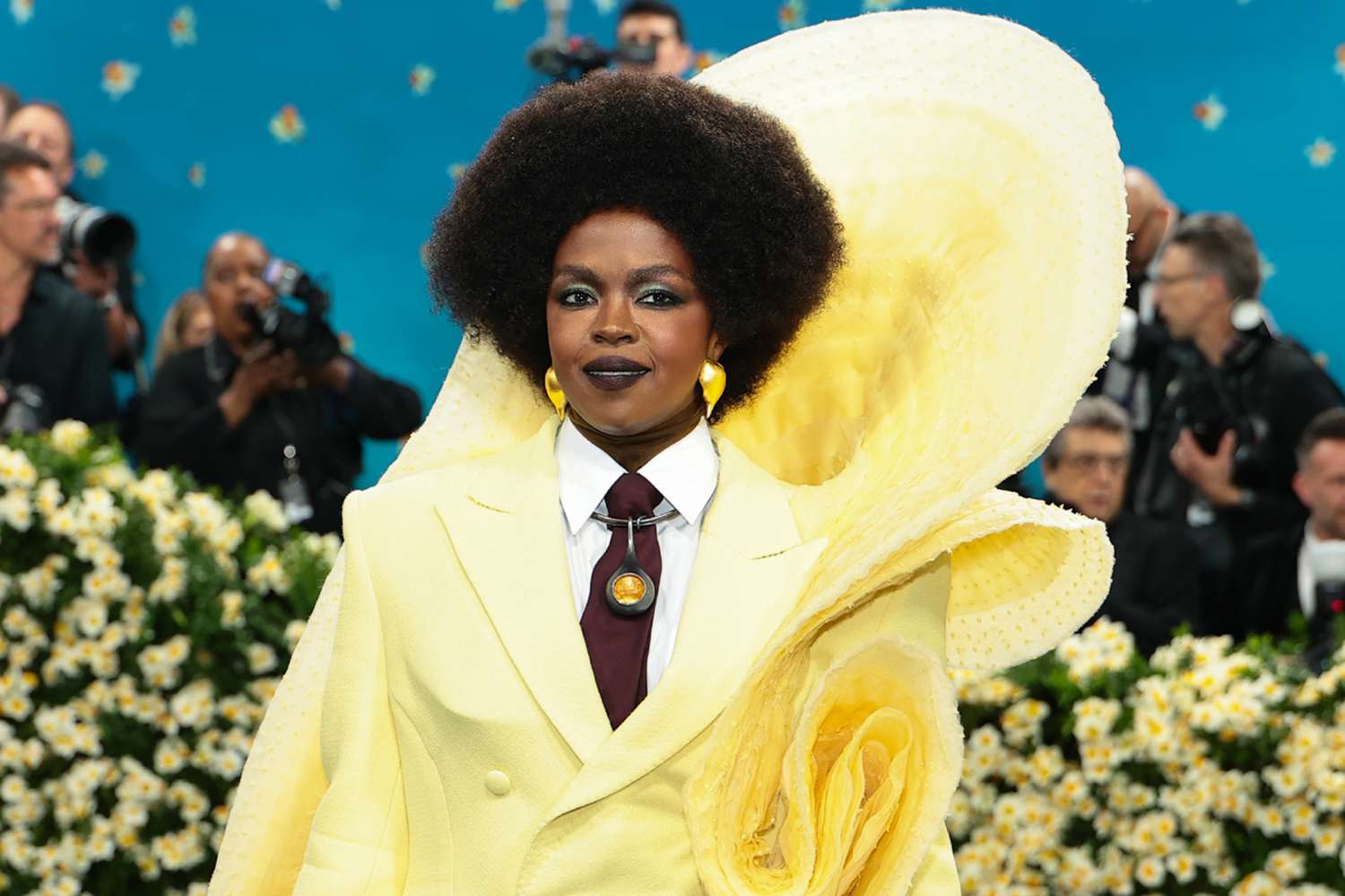 Lauryn Hill Makes Her Debut at the 2025 Met Gala in a Bold Butter ...