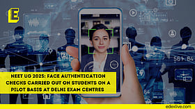 NEET UG 2025: Face authentication checks carried out on students on a ...