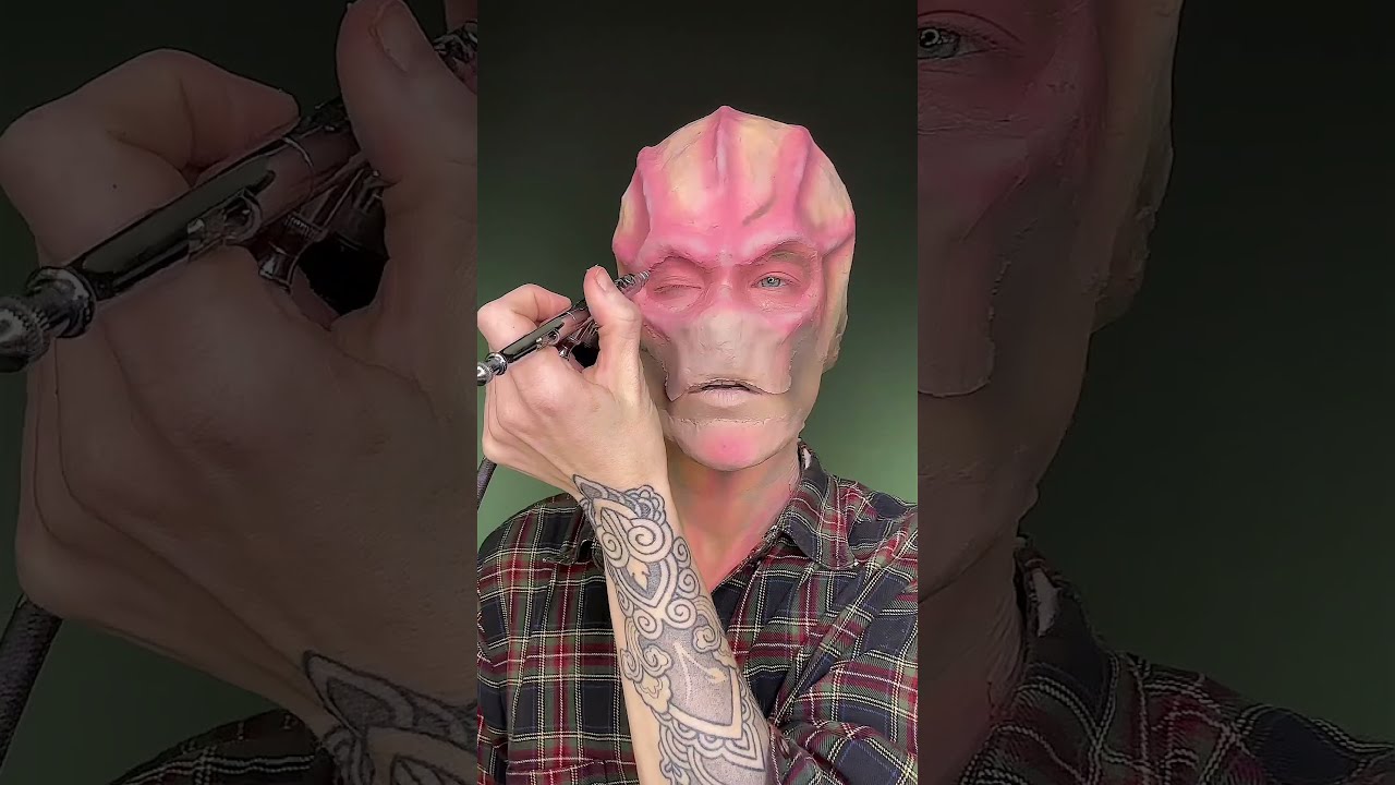 Resident Alien fans need this incredible character makeup tutorial