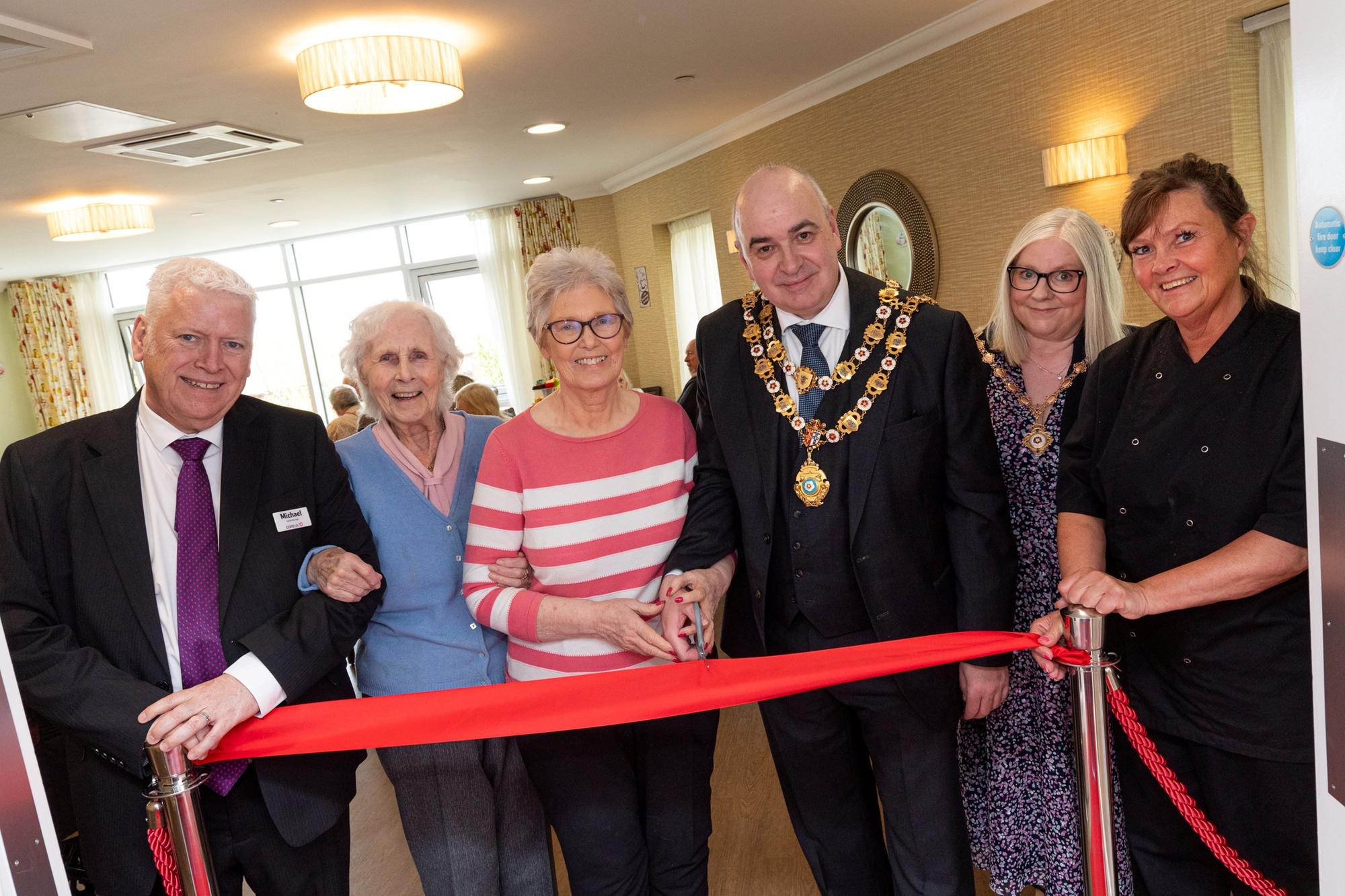 VIP guest officially opens Sutton Coldfield care home’s new Dementia Café