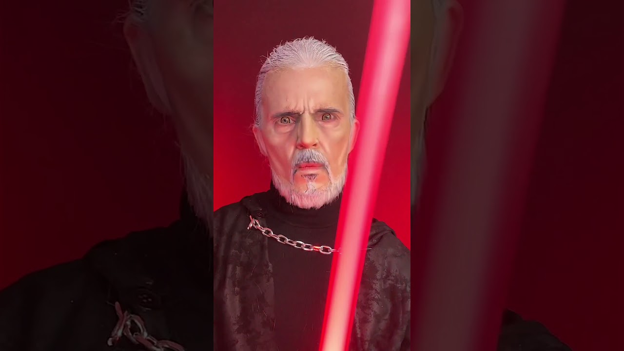 Count Dooku cosplay transformation in full detail