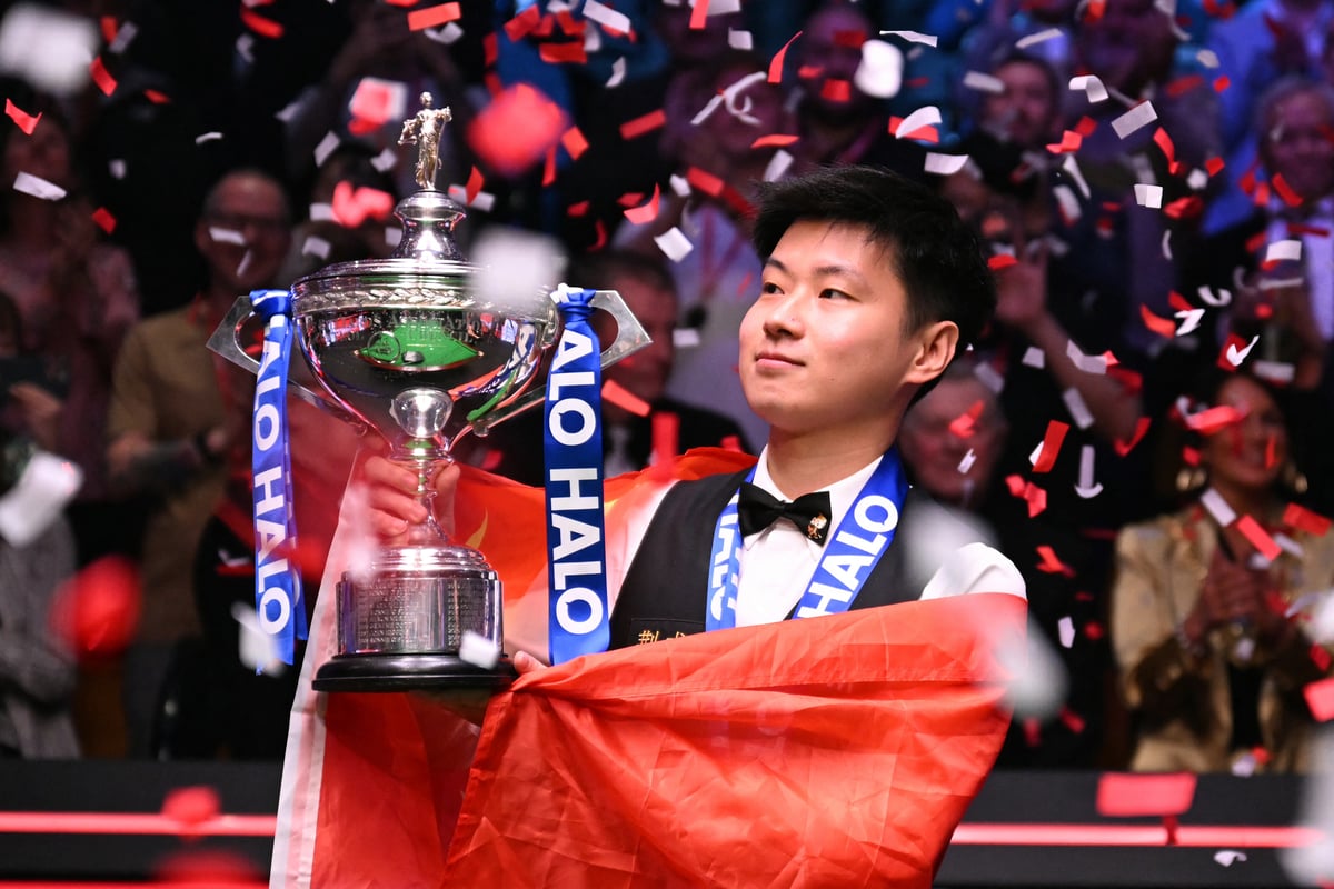 Who is Zhao Xintong? Snooker's 'new superstar' makes history as world ...