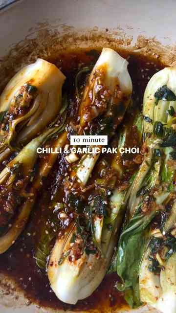 10-Minute Chilli & Garlic Pak Choi Recipe A Flavorful Delight
