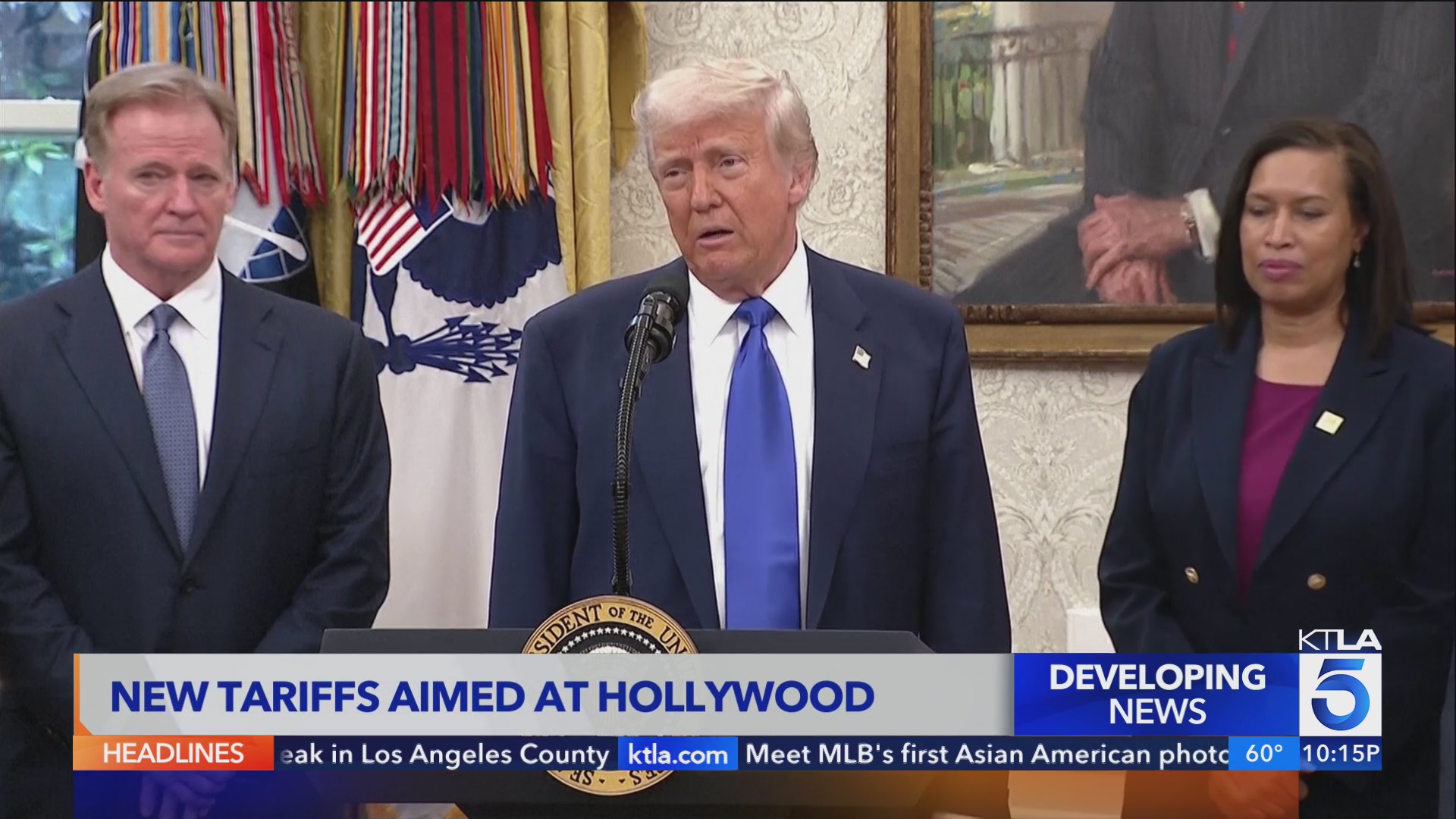 Trump's new tariffs aimed at Hollywood