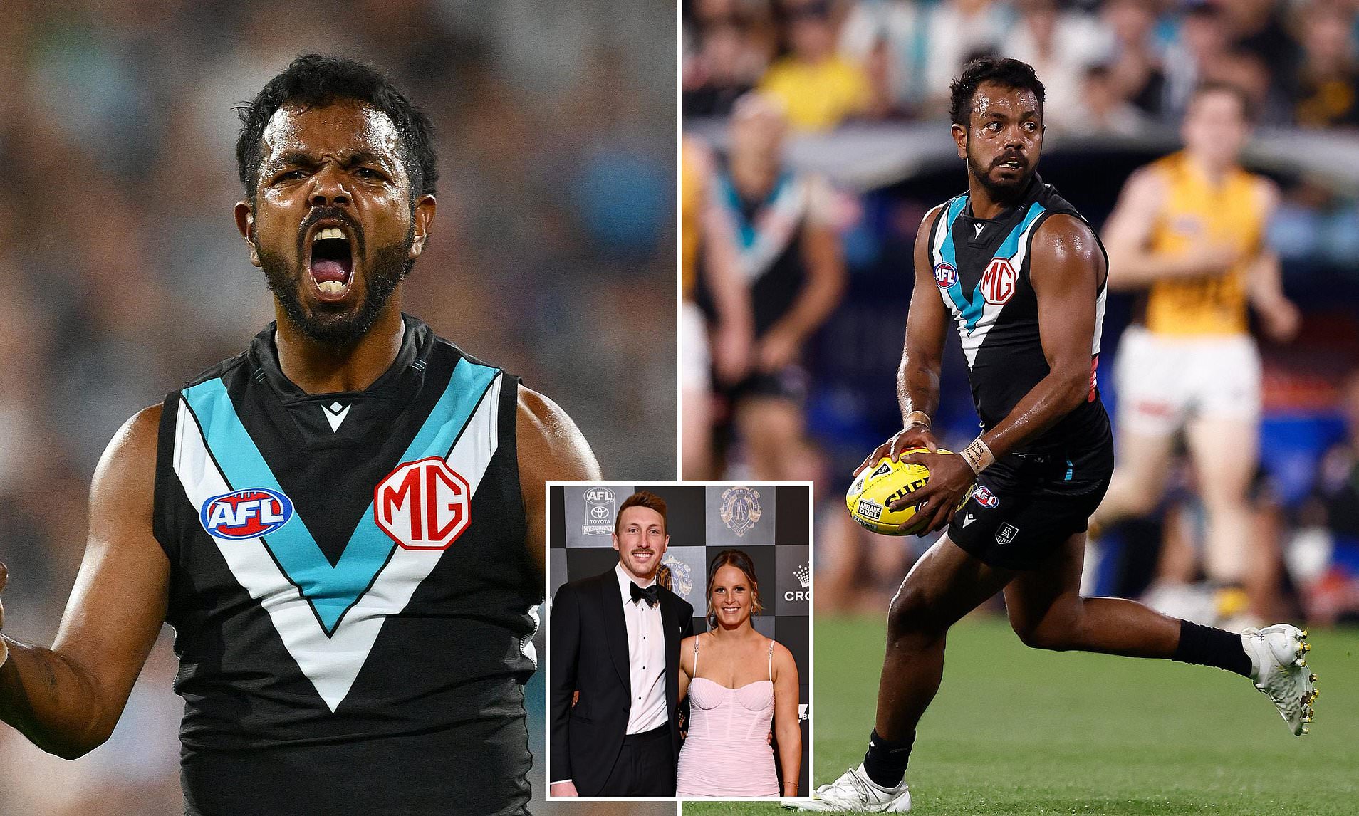 Footy star Willie Rioli sent a threatening text to a rival player after ...
