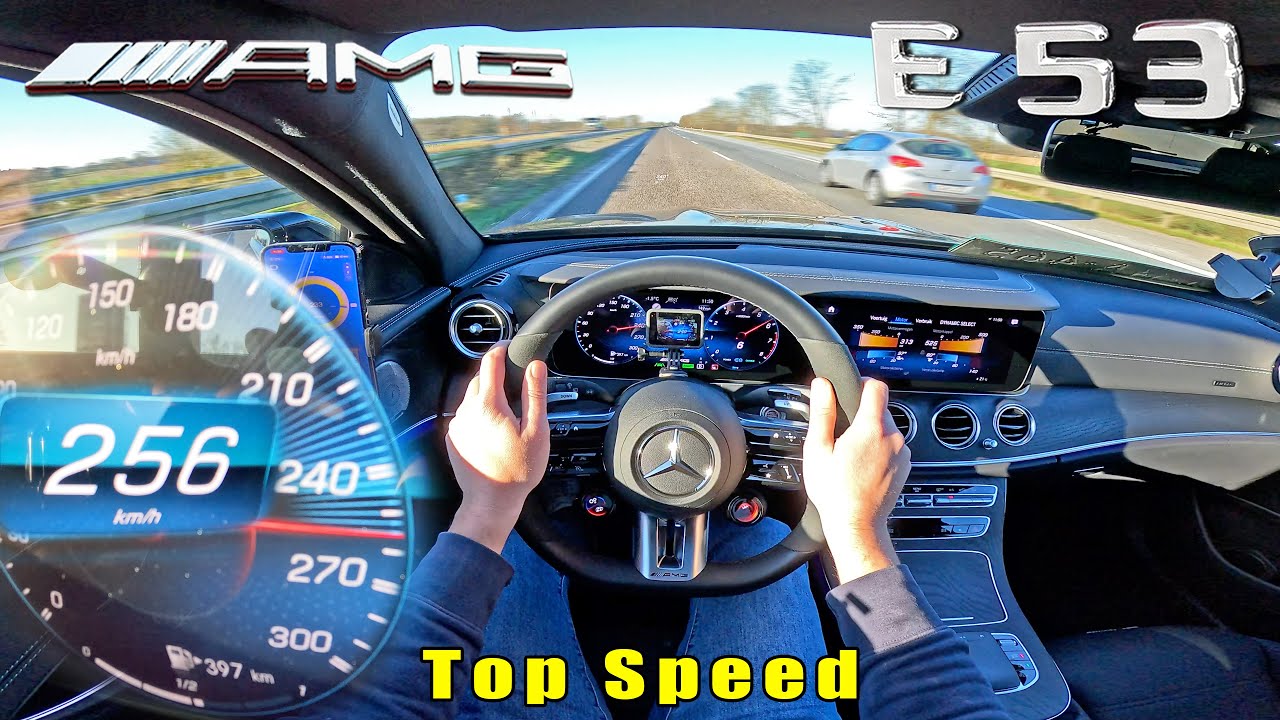 Mercedes-AMG E53 – Smooth & Fast on the Unlimited Autobahn! 🛣️🔥