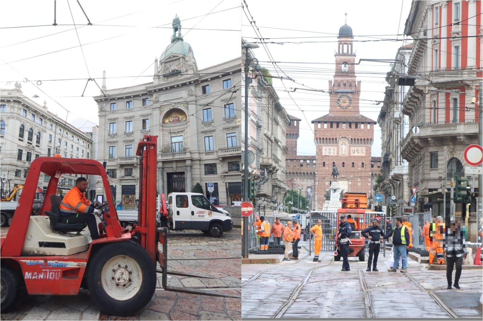 Rivoluzione in piazzale Cordusio a Milano: sono iniziati i lavori di ...