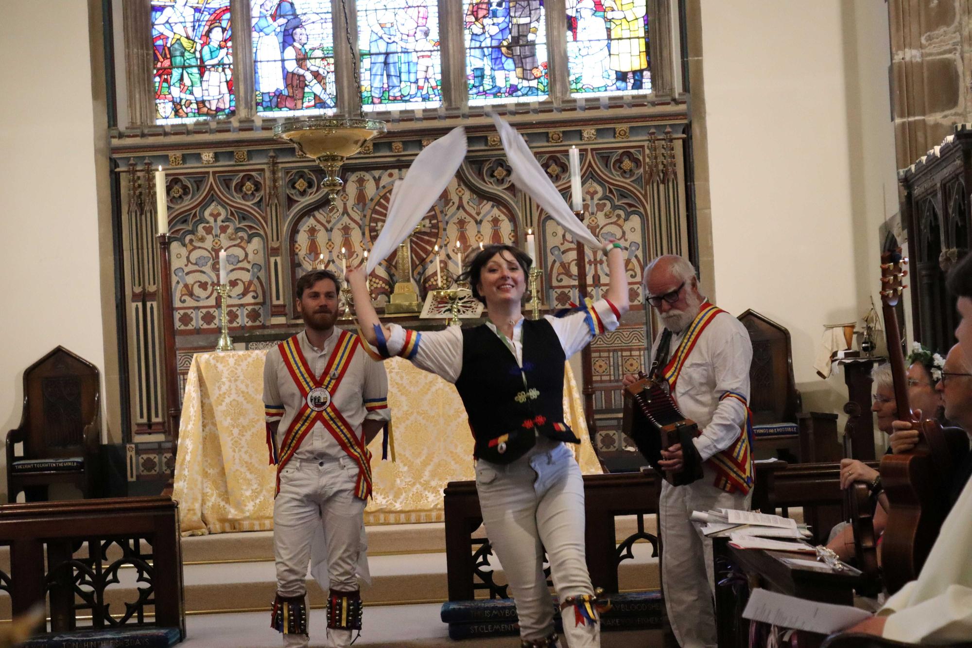 In pictures: Morris dancers take over church for Jack in the Green