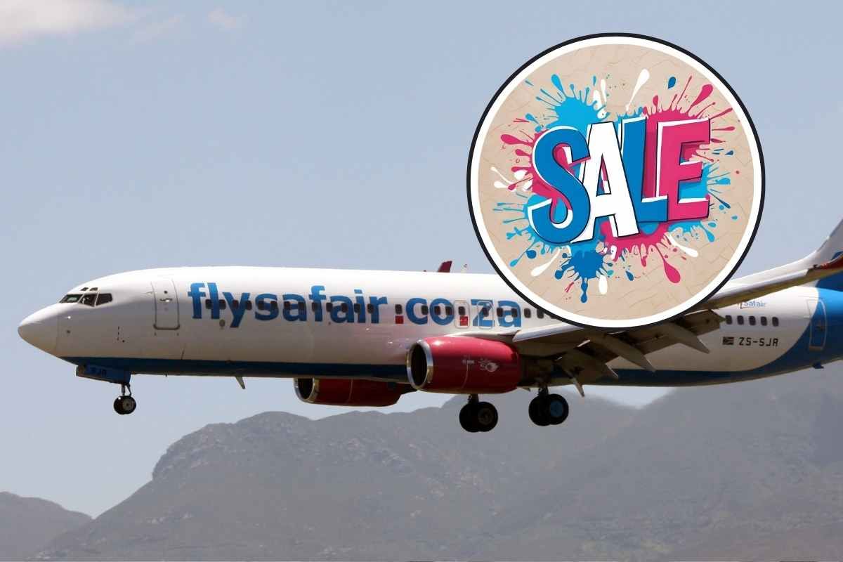 FlySafair’s ‘Lekker R11 Sale’ kicks off NOW