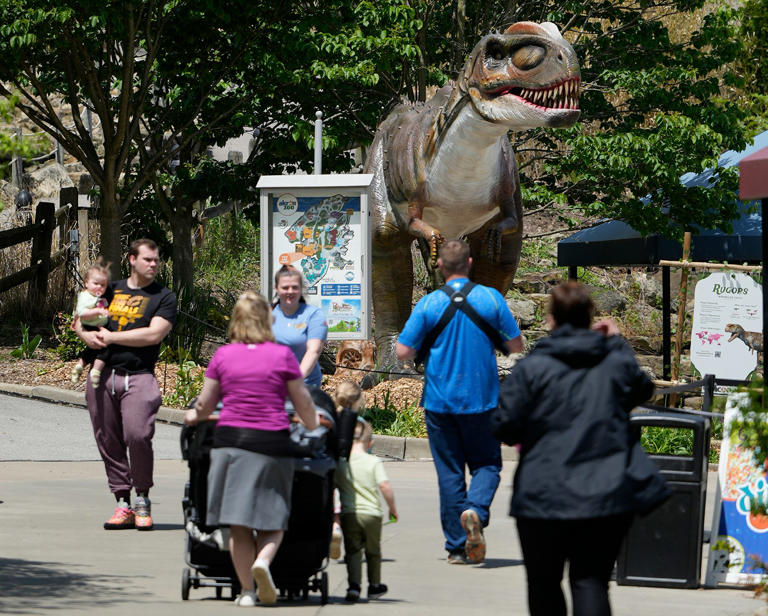 DinoTrek, with its collection of 20 life-size dinosaurs, opens May 10 ...