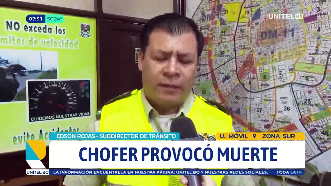 Tránsito Sobre Accidente Con Muerte El Conductor Viendo Que La Señora