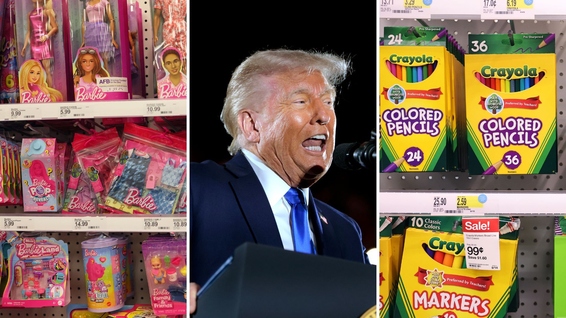 «2 poupées et 5 crayons»: Trump veut que les enfants fassent leur part