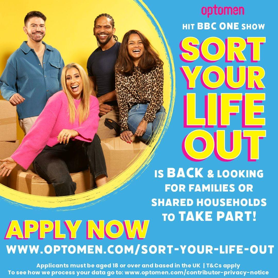 Stacey Solomon's Sort Your Life Out looking for locals to take part