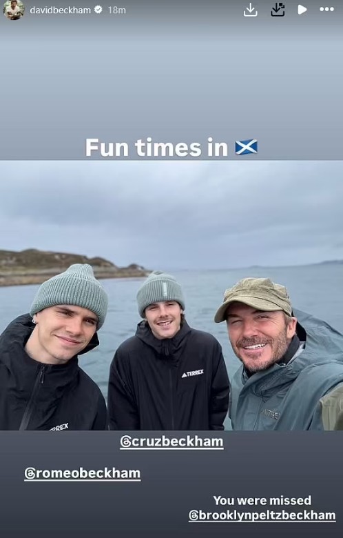 David Beckham extends olive branch to son Brooklyn amid 'family feud'