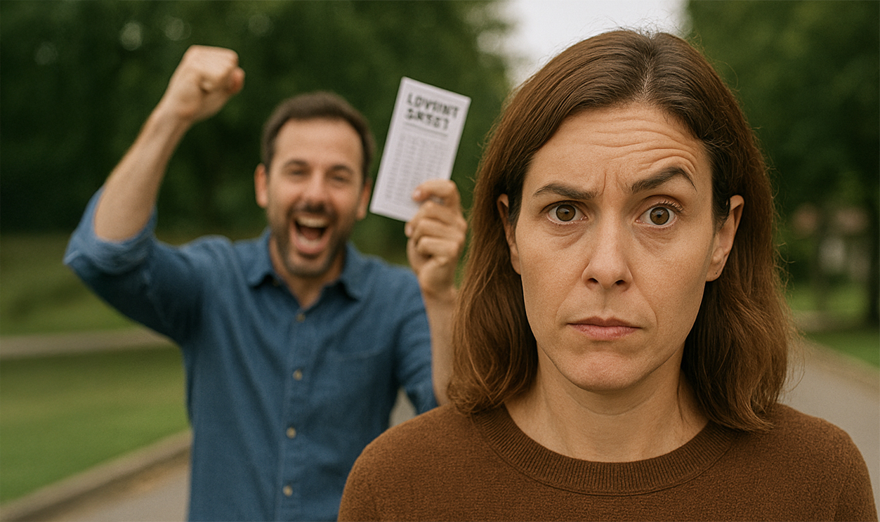 I keep hearing that there's people who've won the lottery several times. Is that all just insane ...