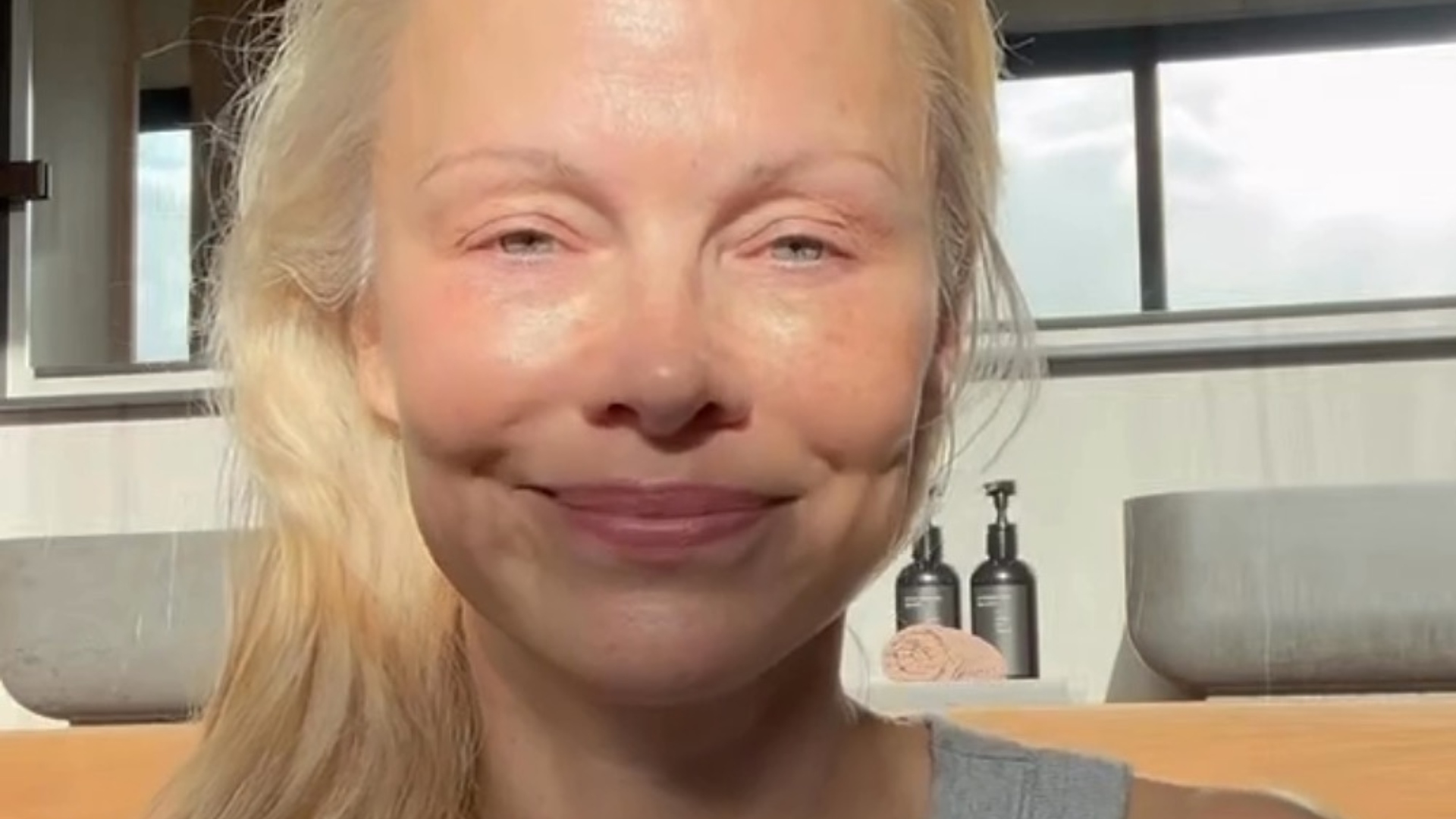 At 57, Pamela Anderson makes a splash without makeup at the Met Gala