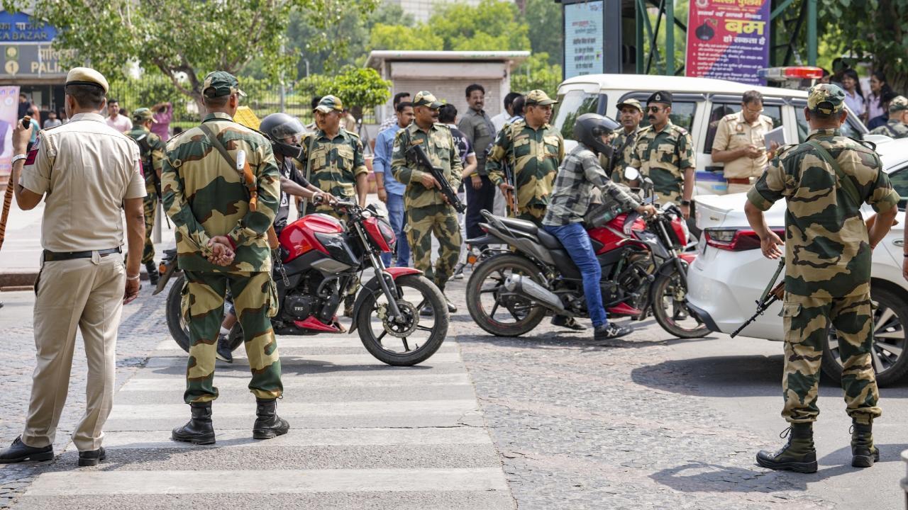 IN PHOTOS Security personnel deployed in Delhi ahead of nationwide ...