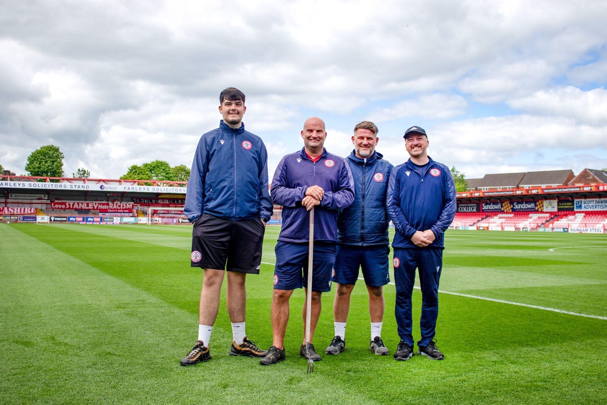 Accrington Stanley win Grounds Team of the Season