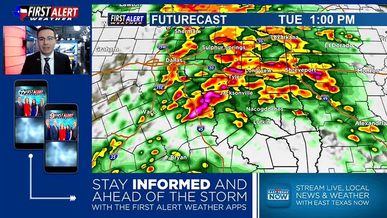 First Alert Weather Day: Strong storms and flooding likely today