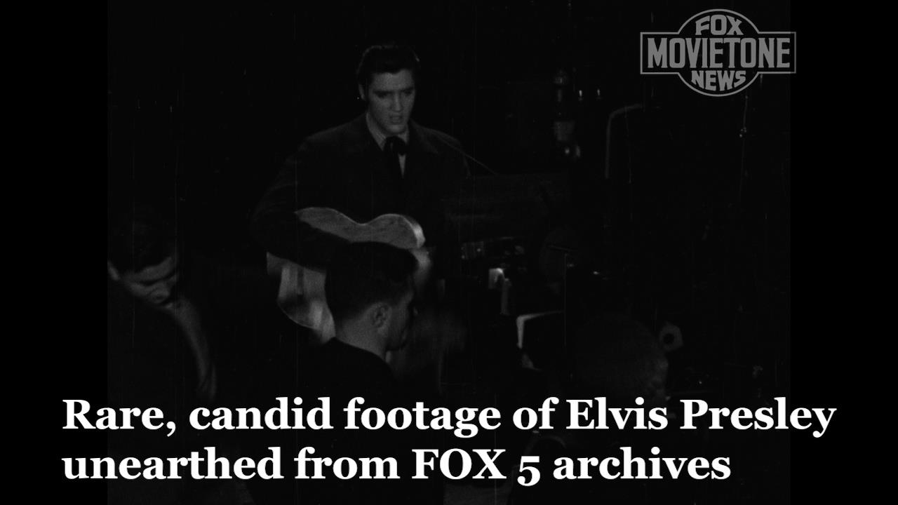 RAW: Unseen footage of Elvis Presley unearthed from FOX 5 archives