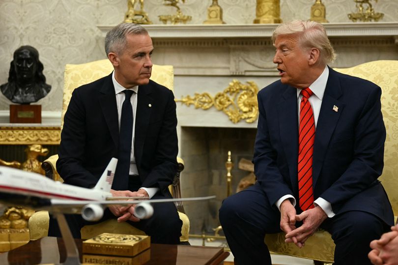 Mark Carney laughs at Donald Trump as he makes wild 12-word boast in ...