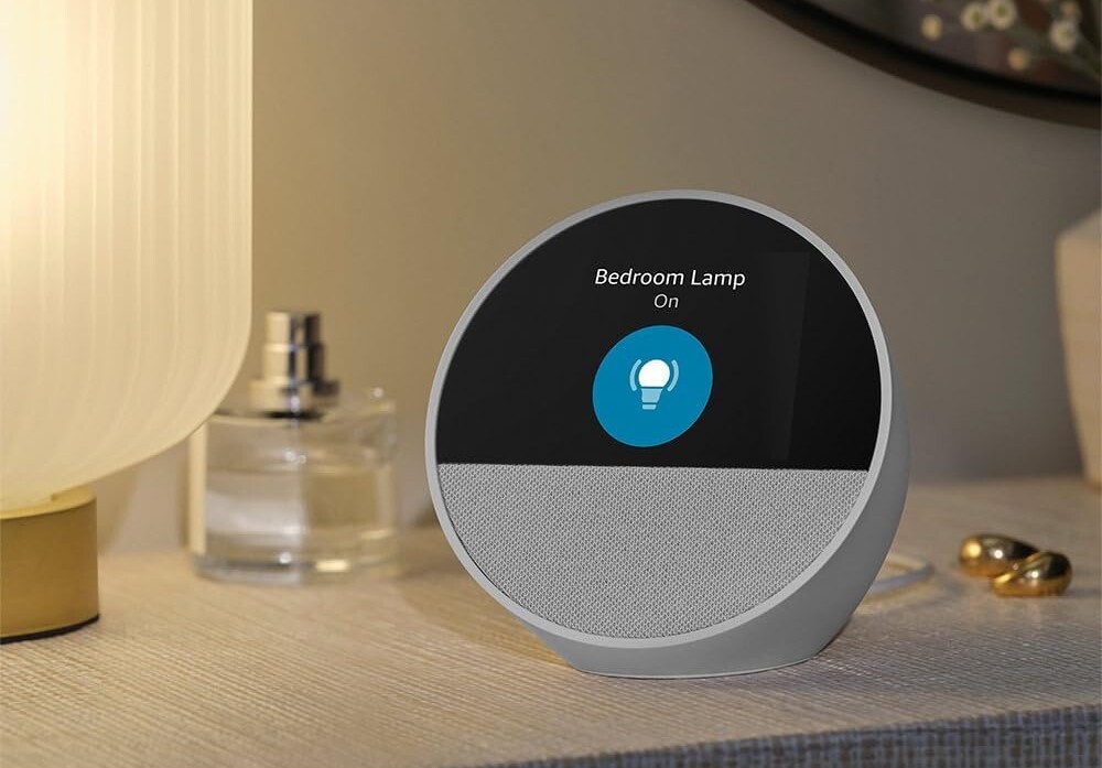 Rise and shine — the Echo Spot smart alarm clock is 31% off at Amazon