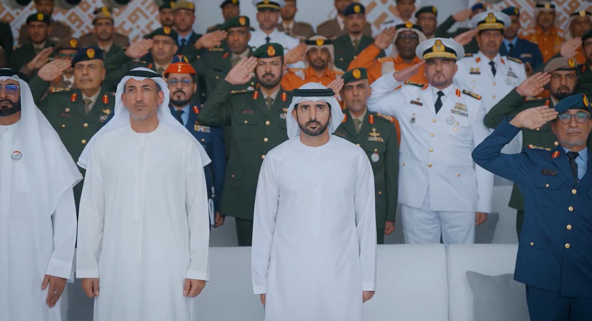 Sheikh Hamdan attends UAE Armed Forces unification ceremony