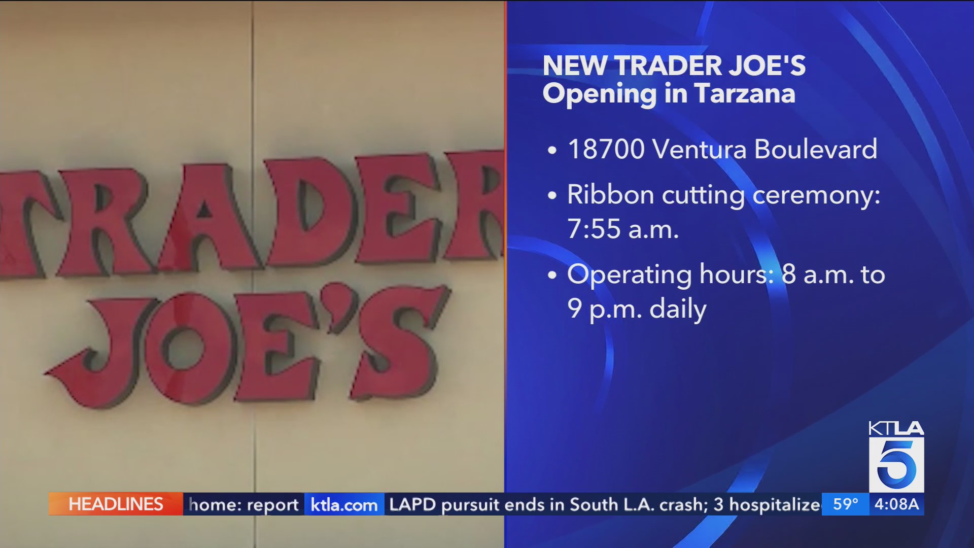 New Trader Joe's opens in Tarzana