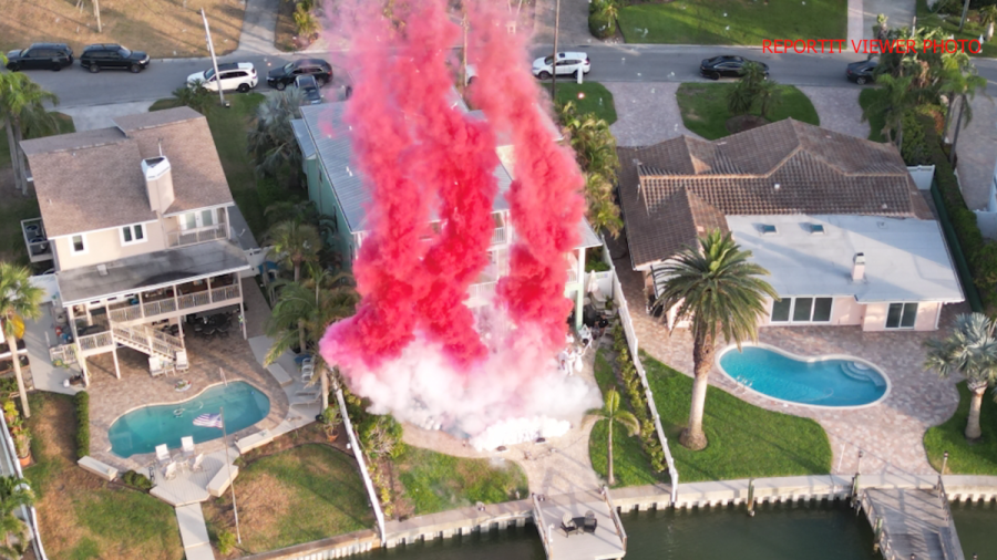 Loud boom, pink plume of smoke concern Florida neighbors