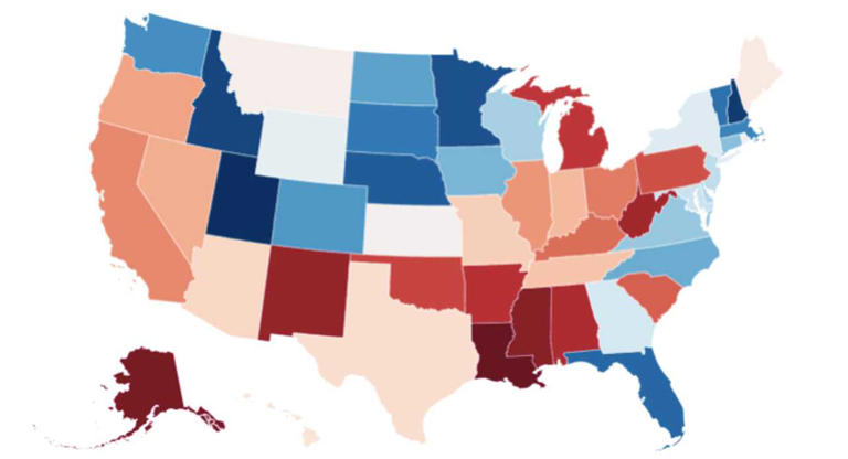 New Rankings Reveal List Of Best States To Live In