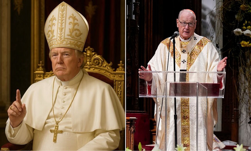 Trump criticized after posting AI image of himself as Pope