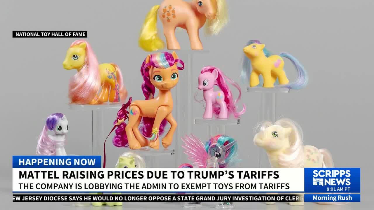 Mattel plans to raise prices on some toys to offset tariff costs