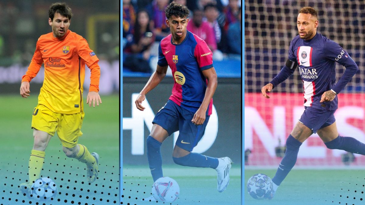 How close is Lamine Yamal to beating Messi and Neymar’s insane ...