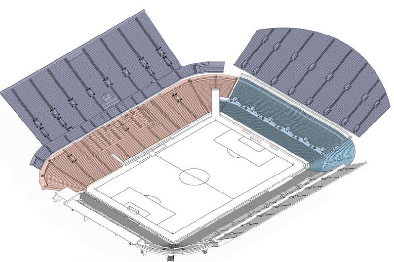 New Leeds United Elland Road expansion images emerge as 2030 completion ...