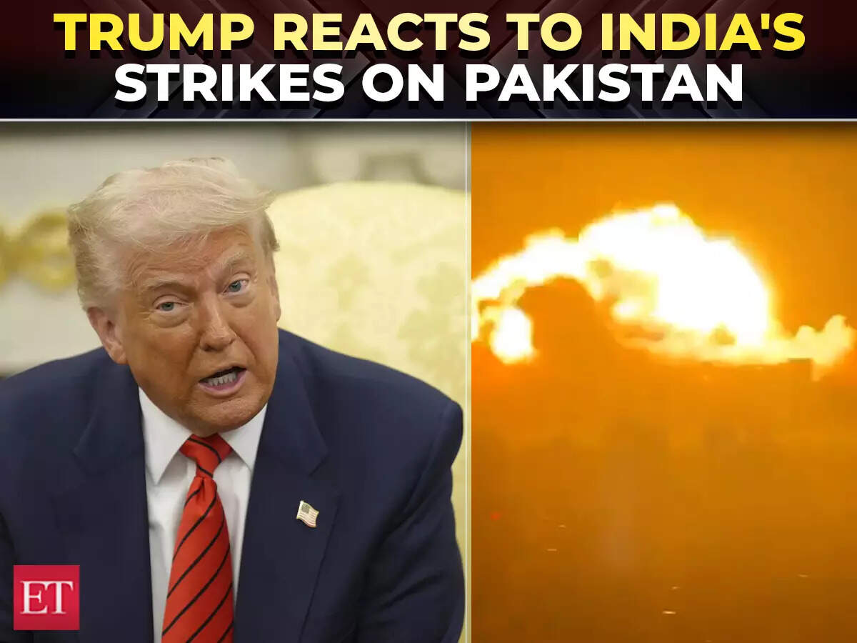 Operation Sindoor: Trump reacts to India's strikes on Pakistan, says ...